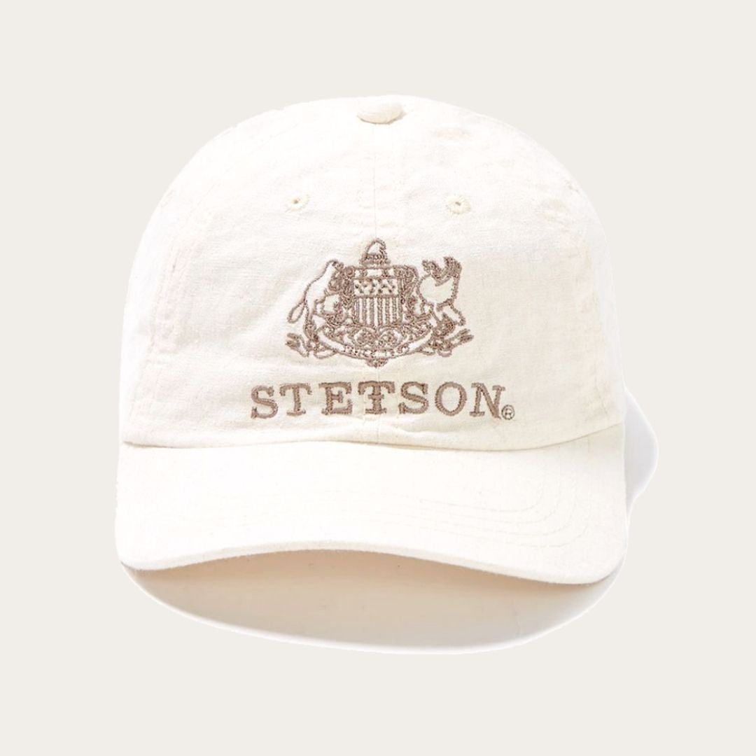 Stetson Linen Ball Cap - Natural | Box & Co