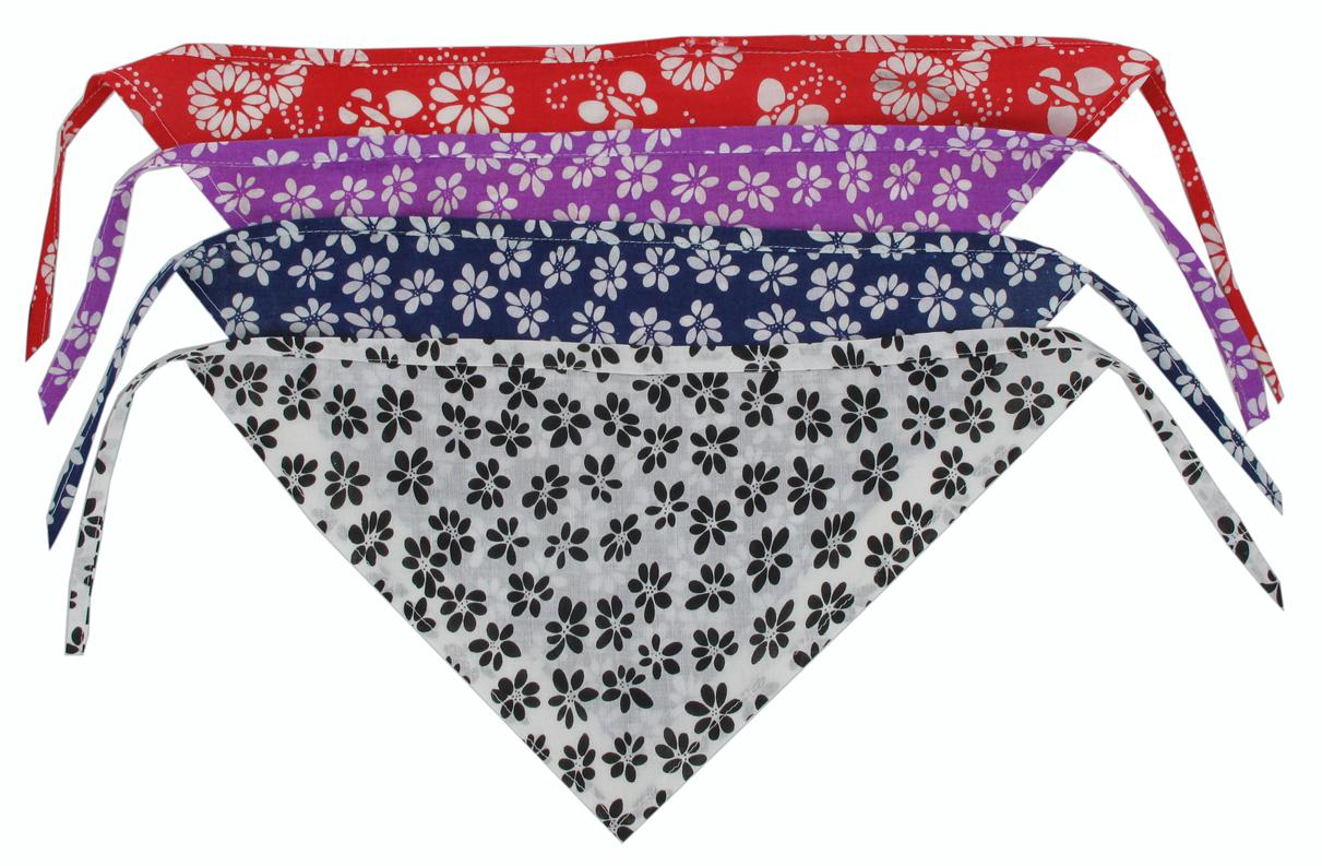 Triangular Bandana - Flowers | Box & Co